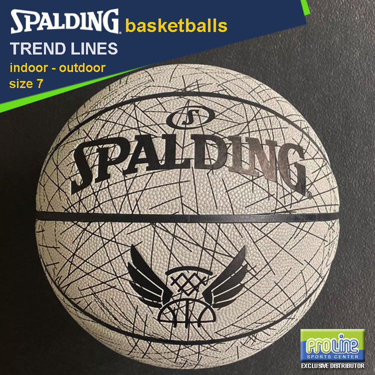 SPALDING Trend Lines Original Indoor-Outdoor Basketball Size 7 ...