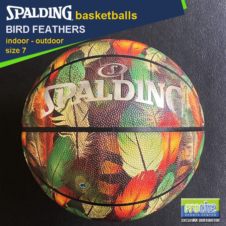 SPALDING Bird Feathers Original Indoor-Outdoor Basketball Size 7 ...