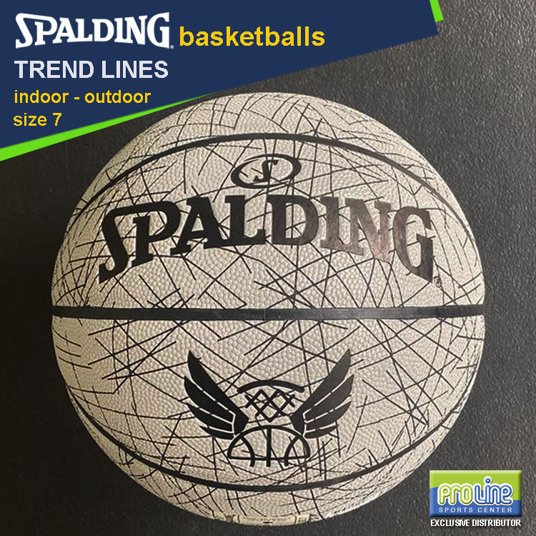 SPALDING Trend Lines Original Indoor-Outdoor Basketball Size 7 ...