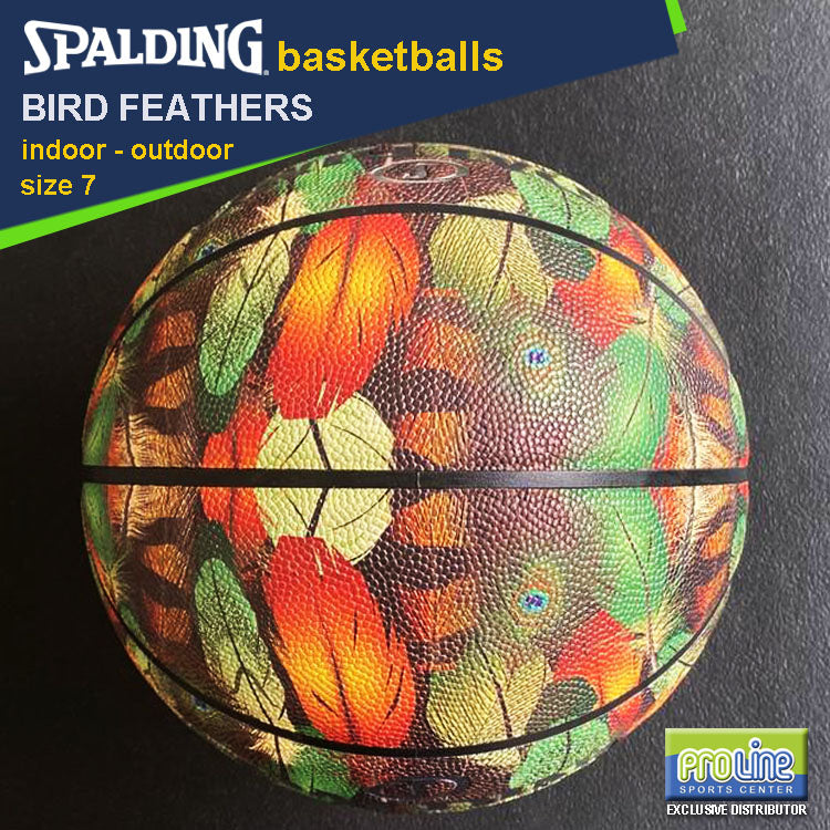 SPALDING Bird Feathers Original Indoor-Outdoor Basketball Size 7 ...