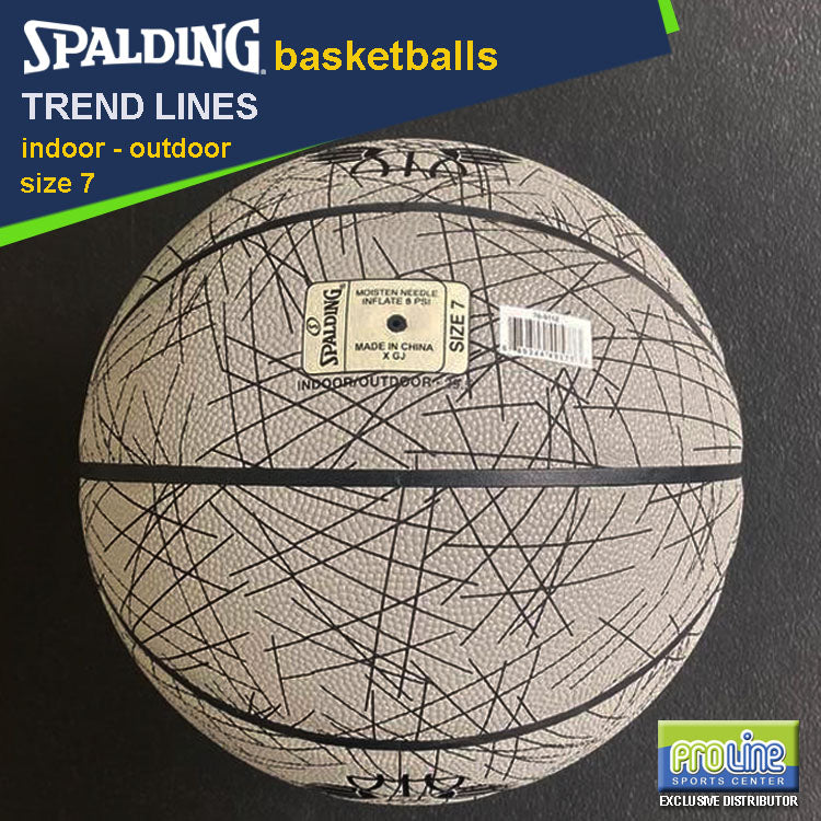 SPALDING Trend Lines Original Indoor-Outdoor Basketball Size 7 ...