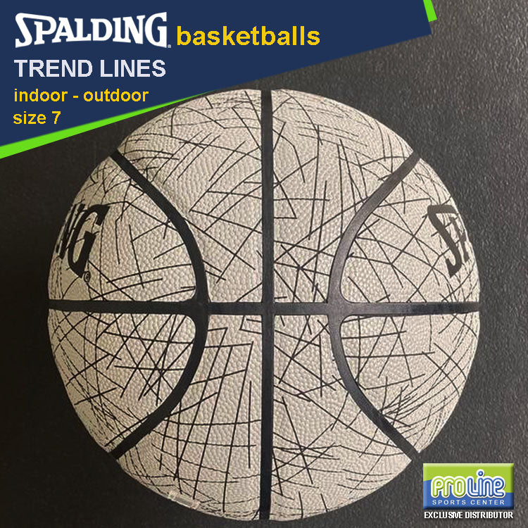 SPALDING Trend Lines Original Indoor-Outdoor Basketball Size 7 ...