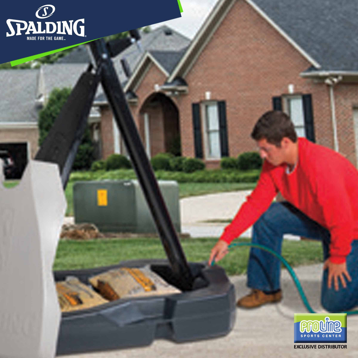 SPALDING Ultimate Hybrid Original Portable Backboard System (54" x 32 ...