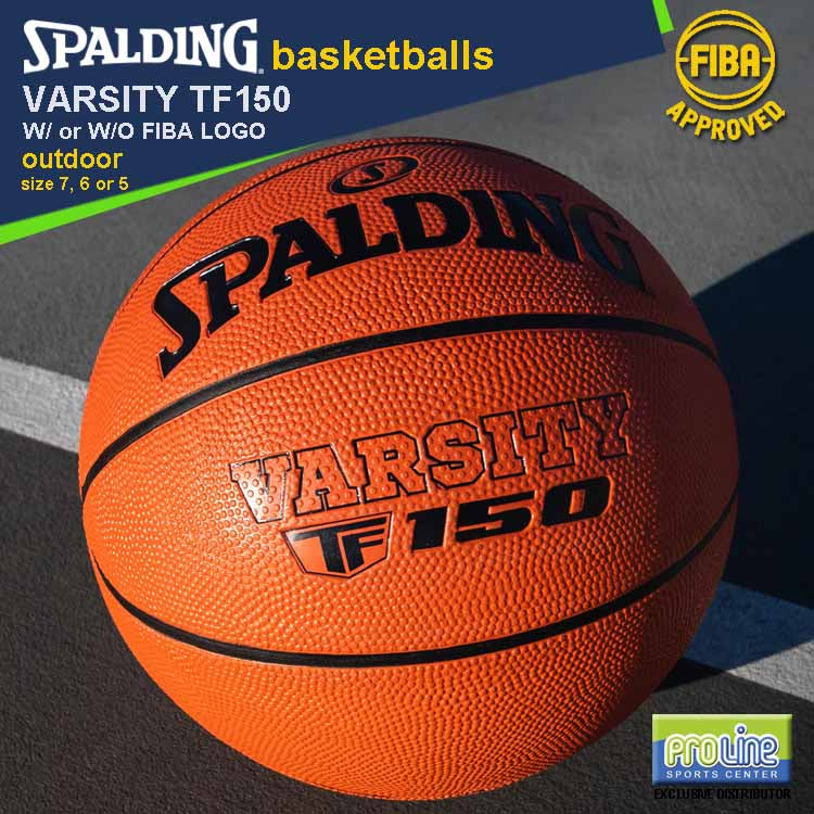 SPALDING Varsity TF150 FIBA-Approved Original Outdoor Basketball Size ...
